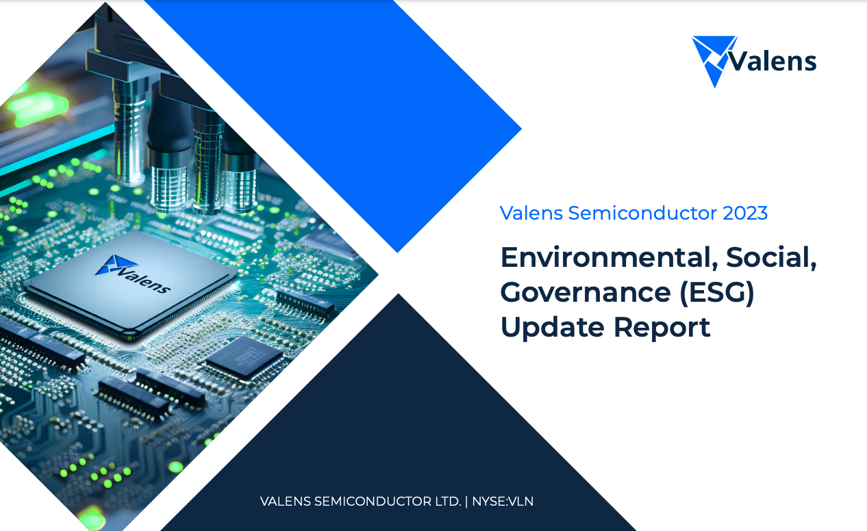 Valens Semiconductor Releases its Environmental, Social and Governance ...